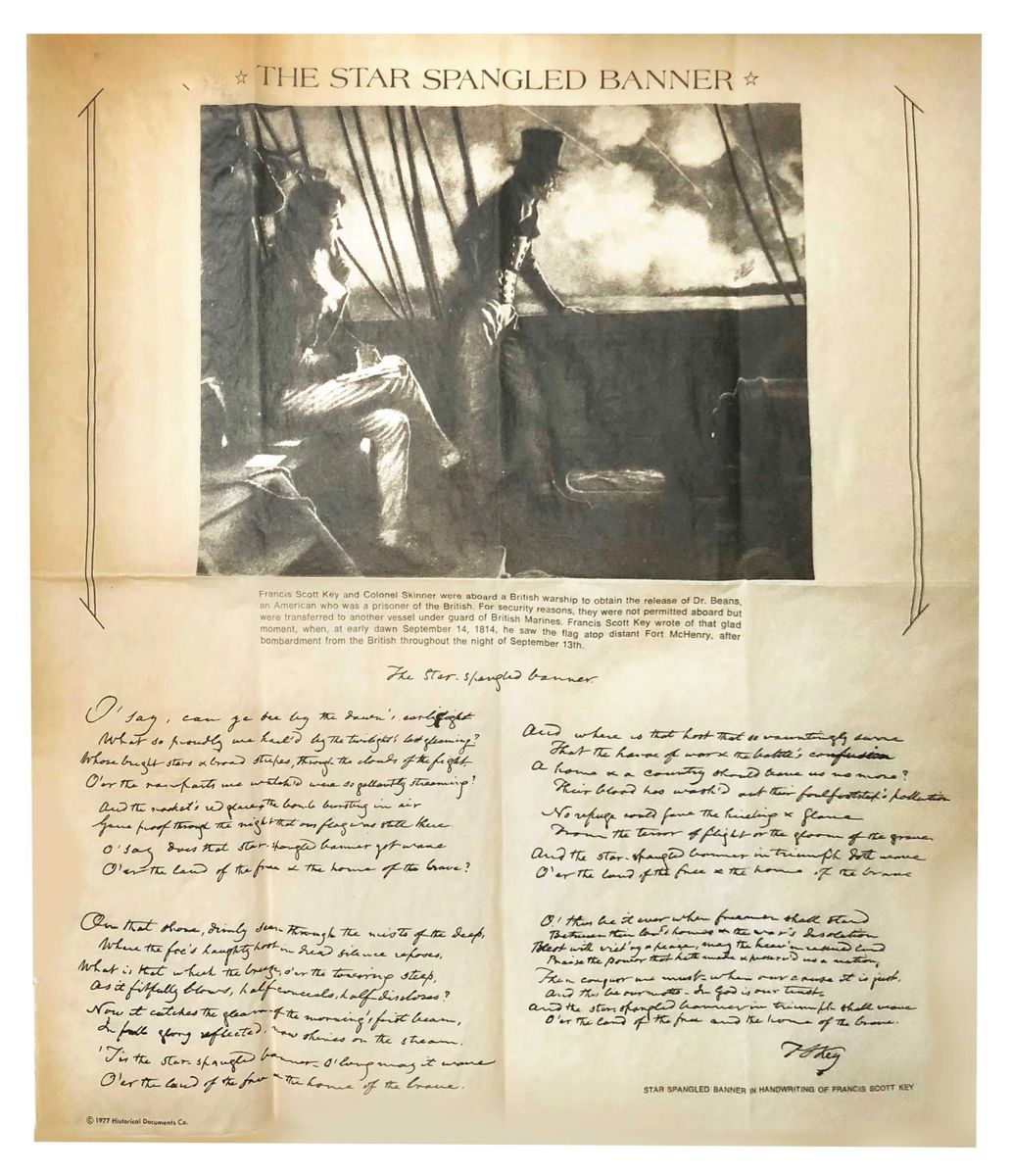 The Star-Spangled Banner Facsimile