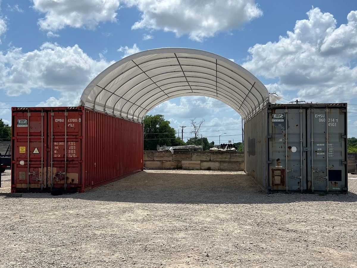 40x20 Shipping Container Canopy Structure