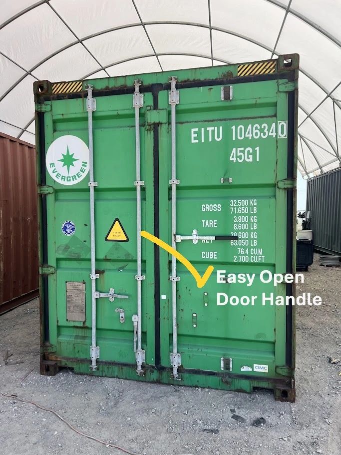 Shipping Container Easy Open Door Handle