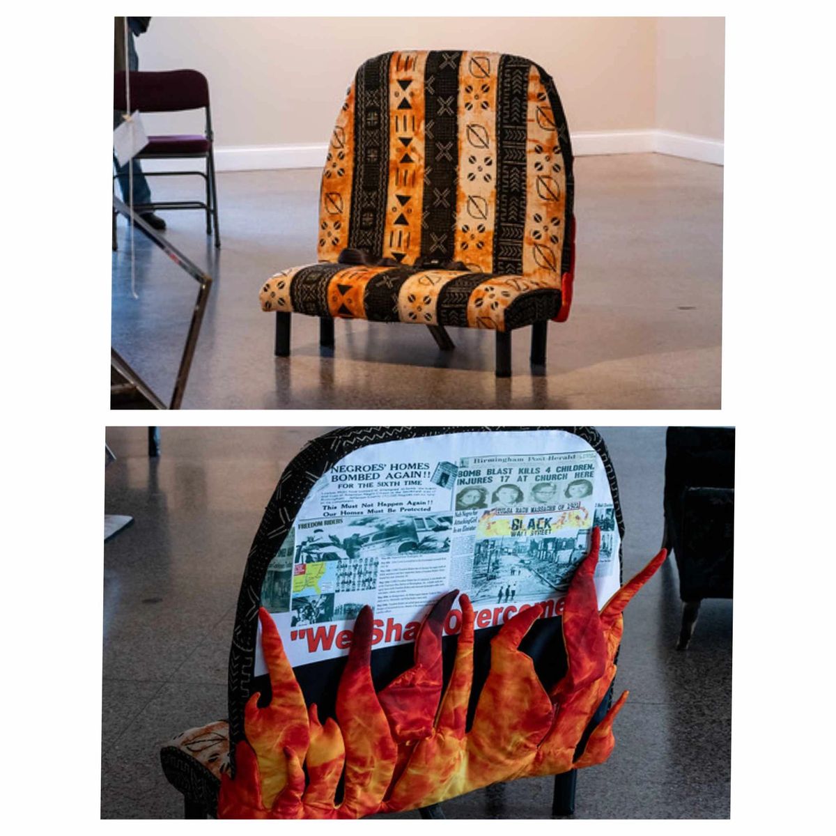 Freedom Riders bus seat