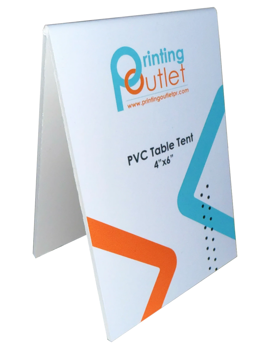 Plastic Table Tents