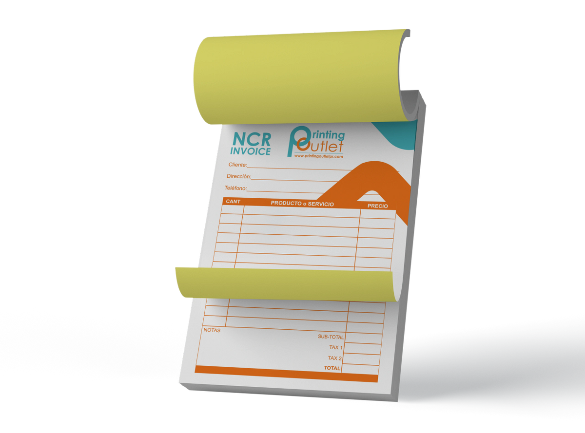 Full Color NCR Forms (Invoices books)