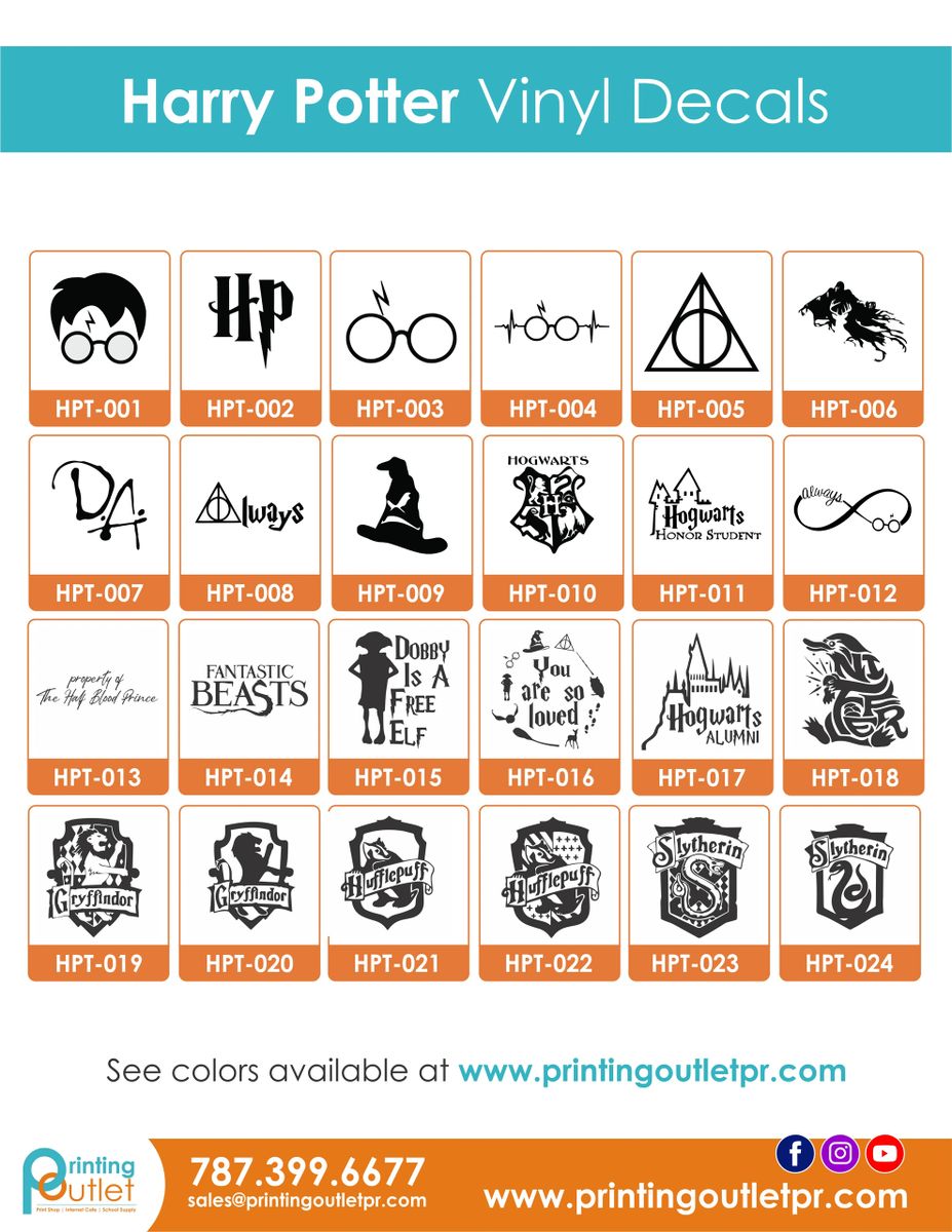 Vinyl Decals *Harry Potter*
