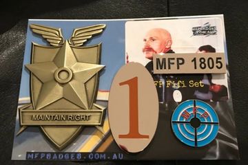 MFP Badges, Mad Max Badges - Main Force Patrol - MFP - Badges