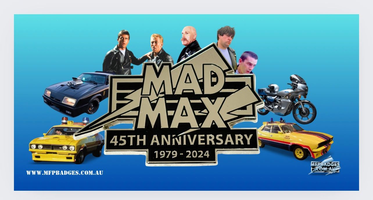 Mad Max Badges - Main Force Patrol - MFP - Badges