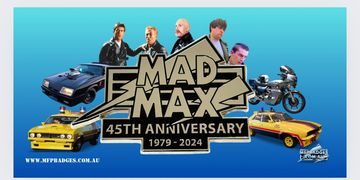 Mad Max Badges - Main Force Patrol - MFP - Badges