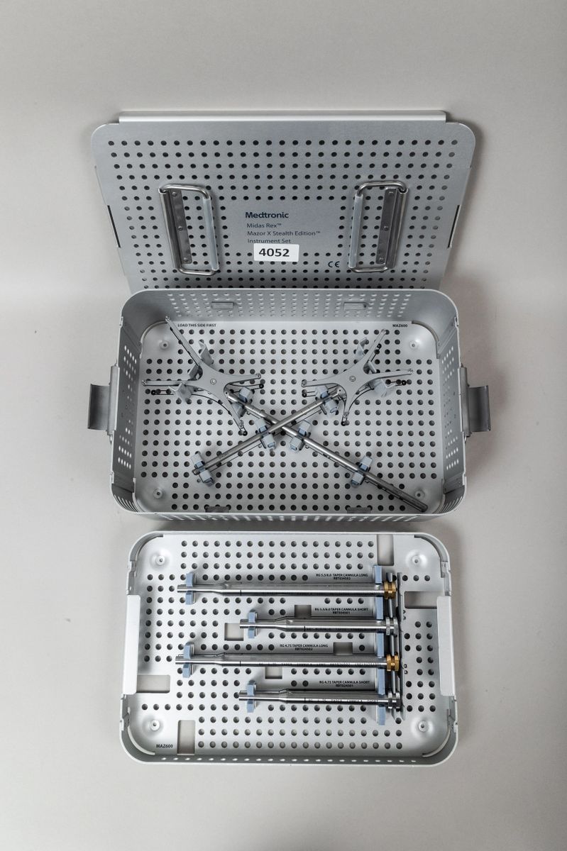 Medtronic Midas Rex Mazor X Stealth Edition Instrument Set