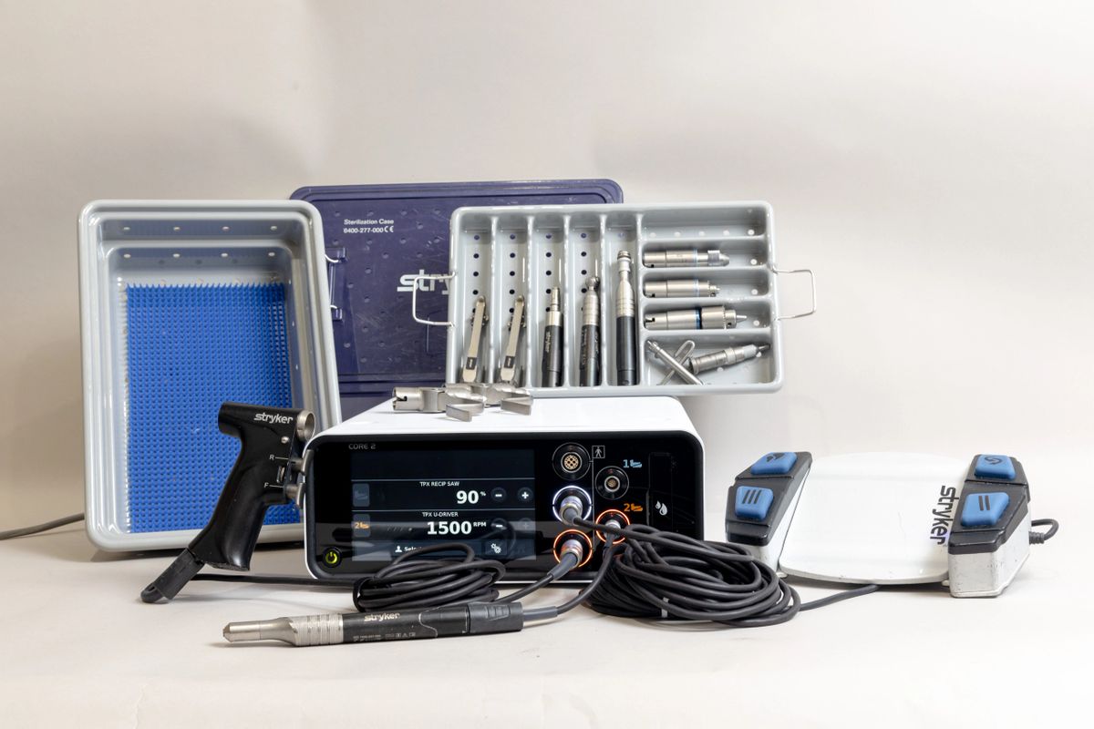 Stryker TPX Small Bone Power Set with Stryker Core 2 System