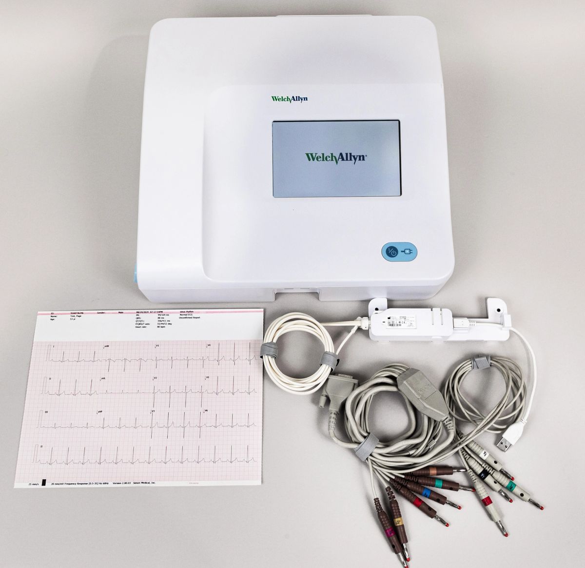 Welch Allyn CP150 INTERPR EKG ECG Electrocardiograph With ...