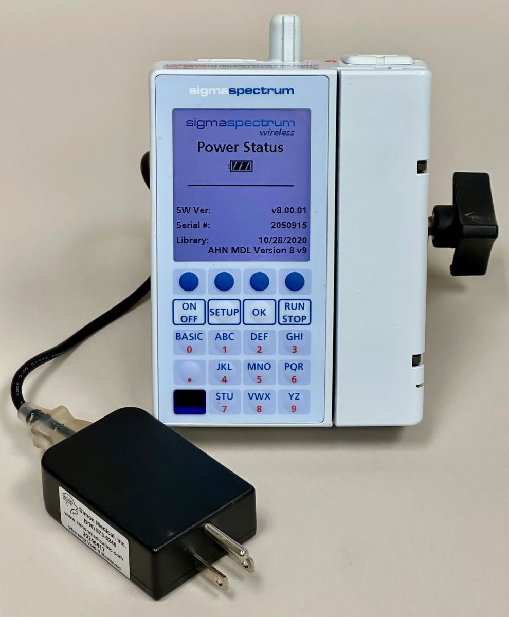 Baxter Sigma Spectrum Pump - V8 - B/G Wireless Battery - Pole Clamp ...