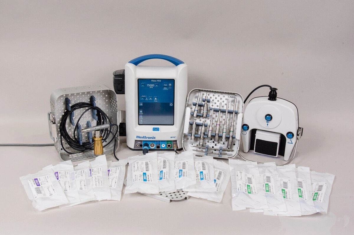 Medtronic MR8 EM800 Drill Set - PATIENT READY!