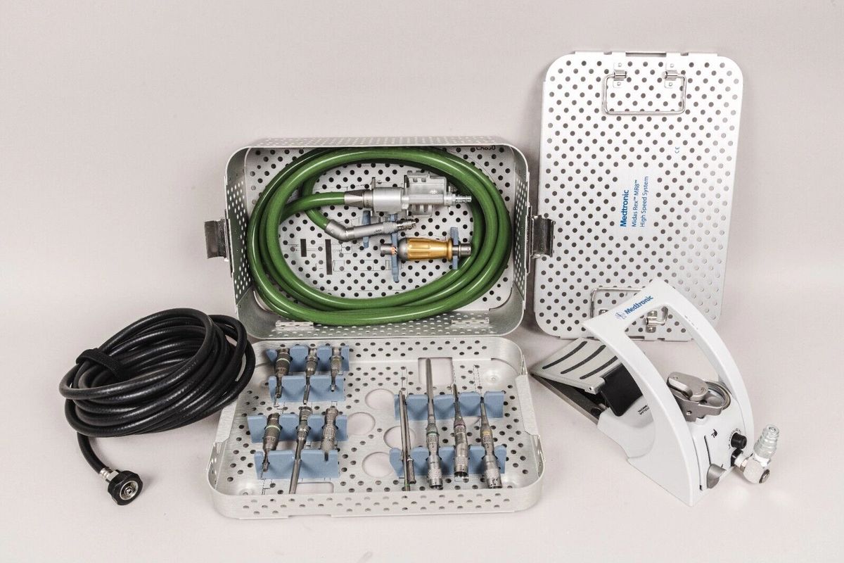 Medtronic PM800 MR8 Pneumatic Drill Set