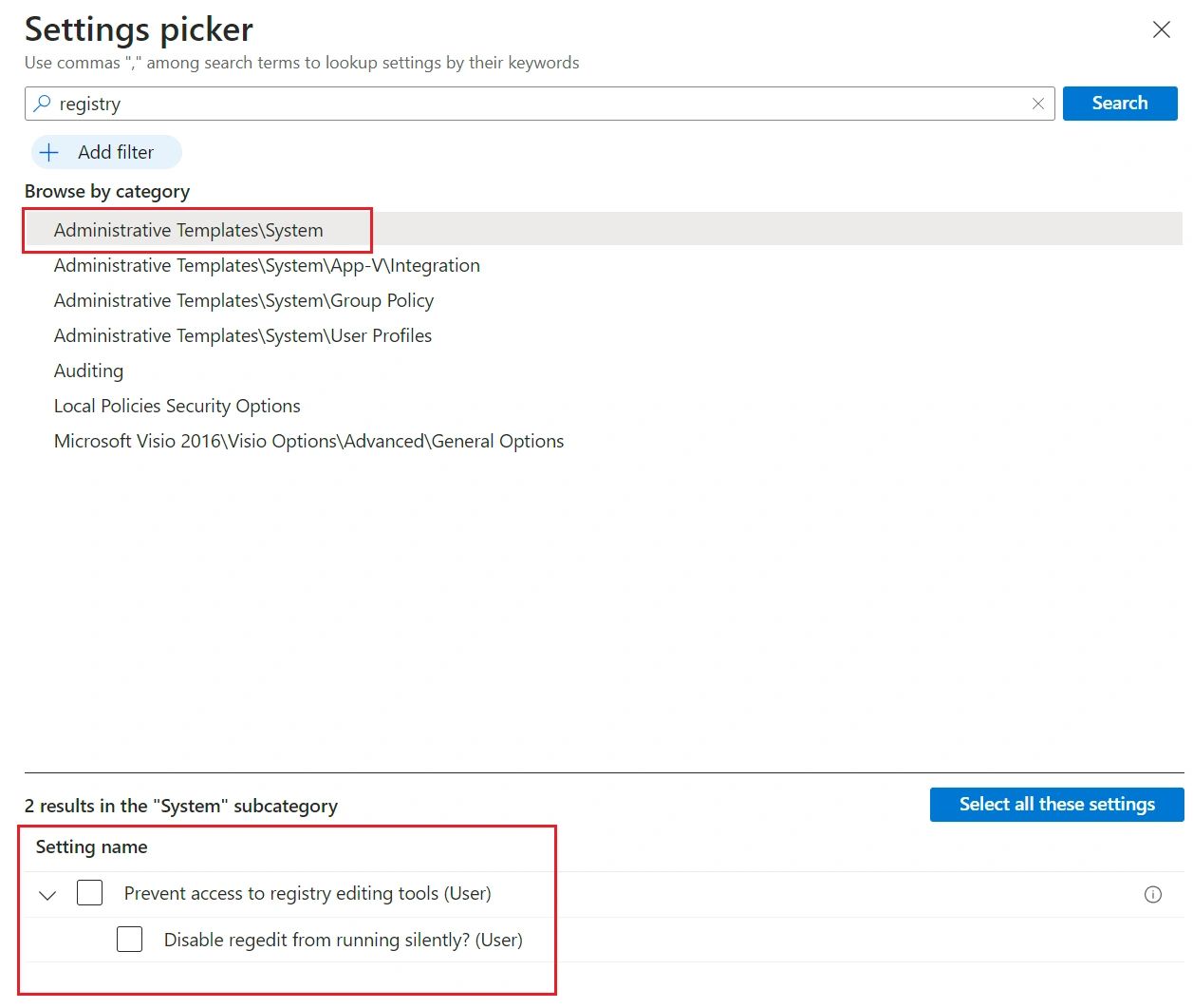 Restrict Windows Registry Access with Intune Policy