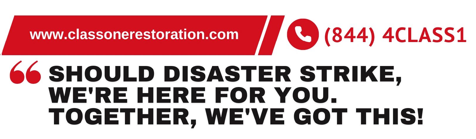 ClassONE Property Restoration | Disaster Restoration Services