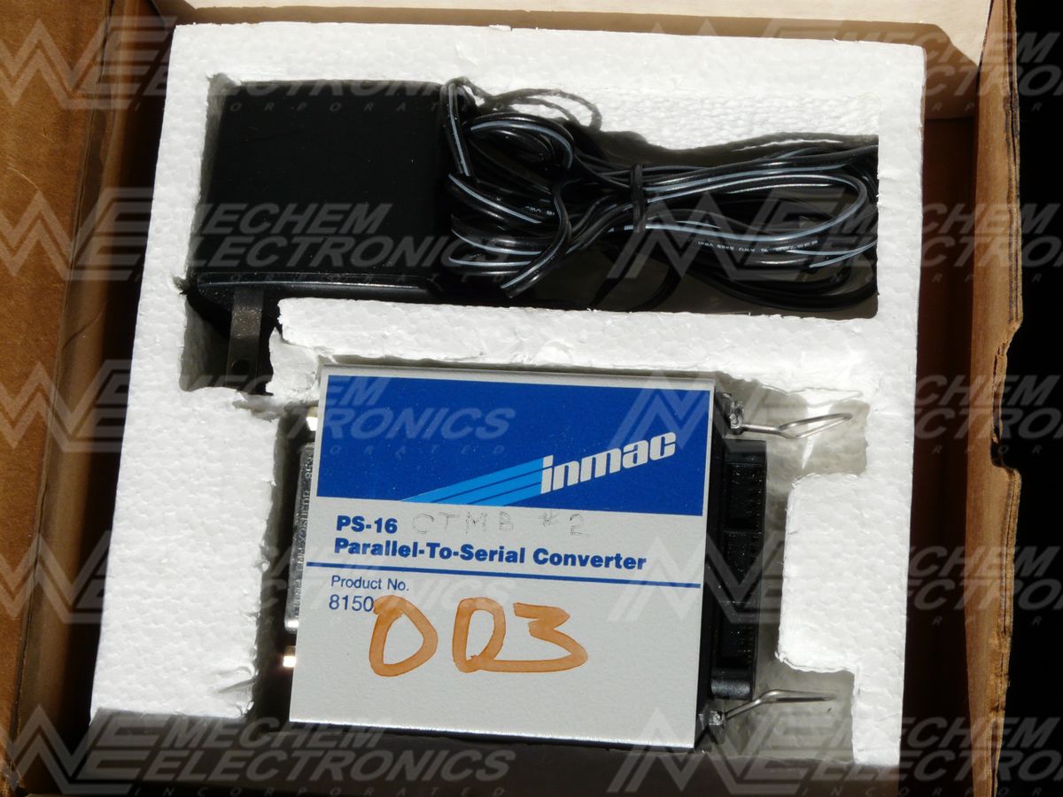 Inmac PS-16 P/N 8150 Parallel to Serial Converter