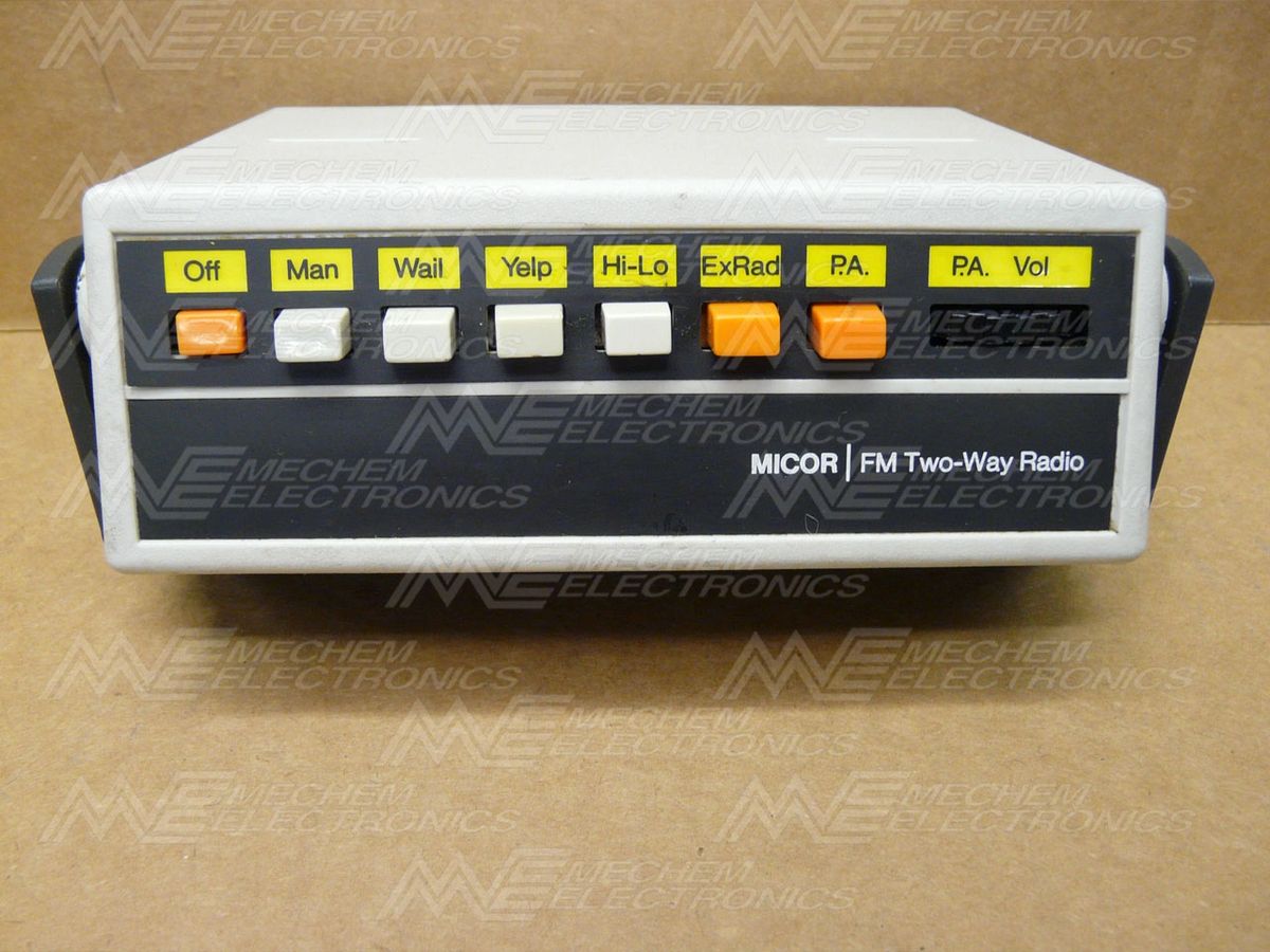 Motorola Micor, System 90 Siren Card, Blank Escutcheon and 100-Watt Amp