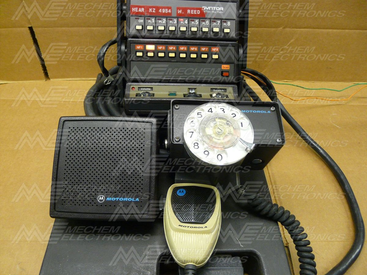 Motorola T63SRA3200BK Syntor VHF H.E.A.R EMS, Fire Radio. Working!