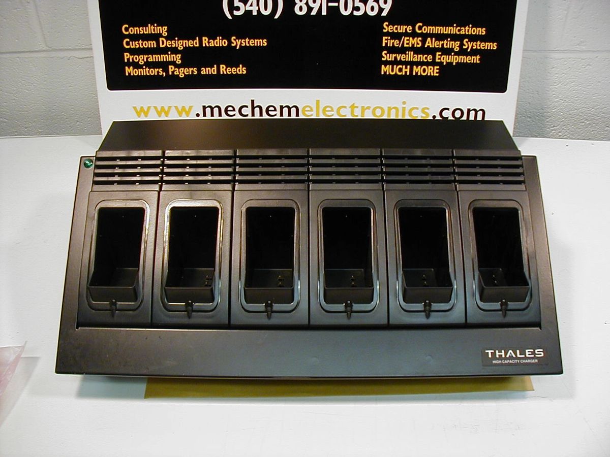 6130-01-504-3675 Thales MBITR, 6-Way Rapid Charger AC/DC