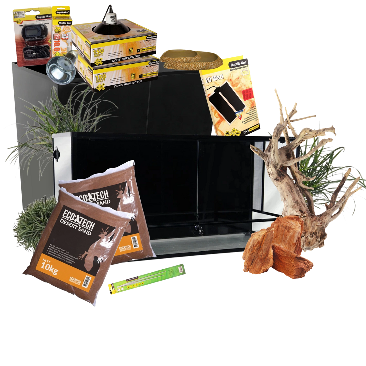 Juvenile to Sub-Adult Bearded Dragon Enclosure Kit
