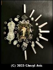 Christ Consciousness Crystal Grid Wallet Card