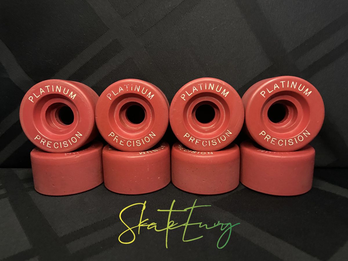 Platinum Precision Skate Wheels (Vintage) - Red