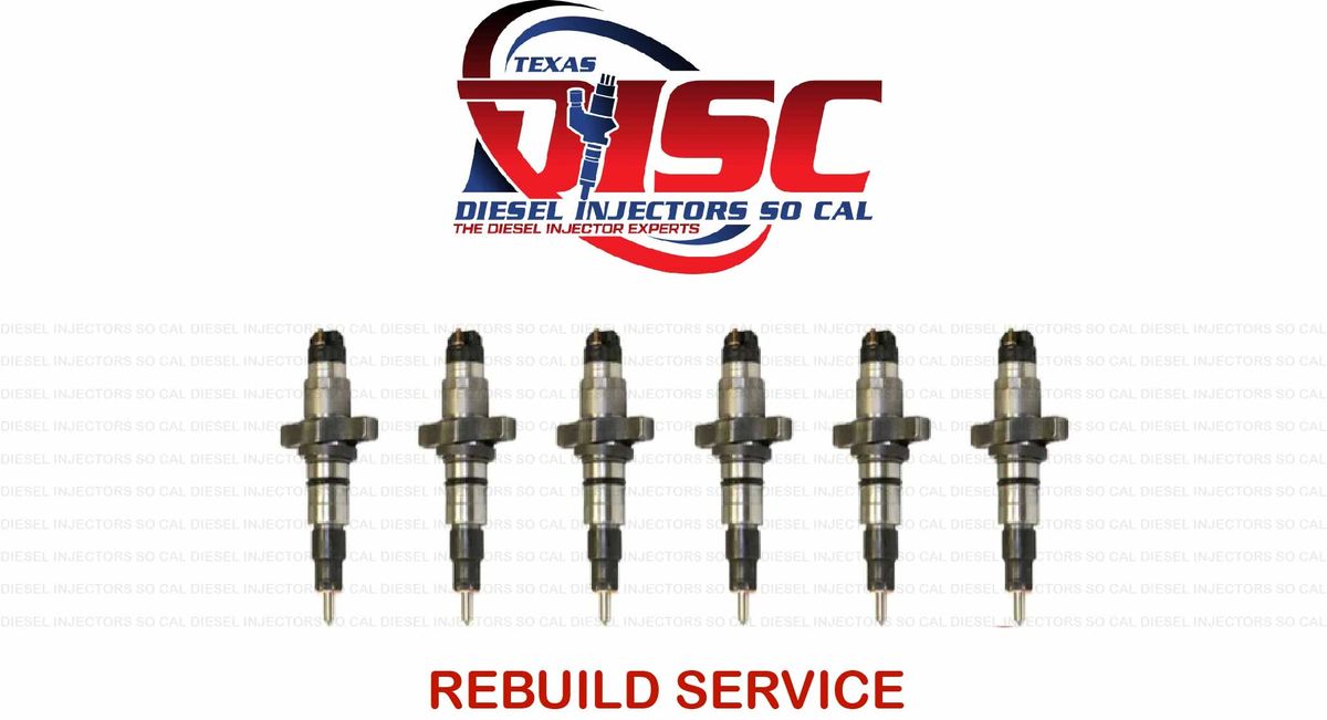 2003-2007 5.9L Cummins Injector Rebuild Service - Set of Six (6)