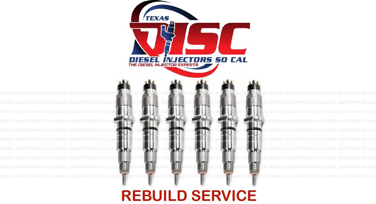 5263310 Cummins ISC Fuel Injector - Set of Six (6) Rebuild Service