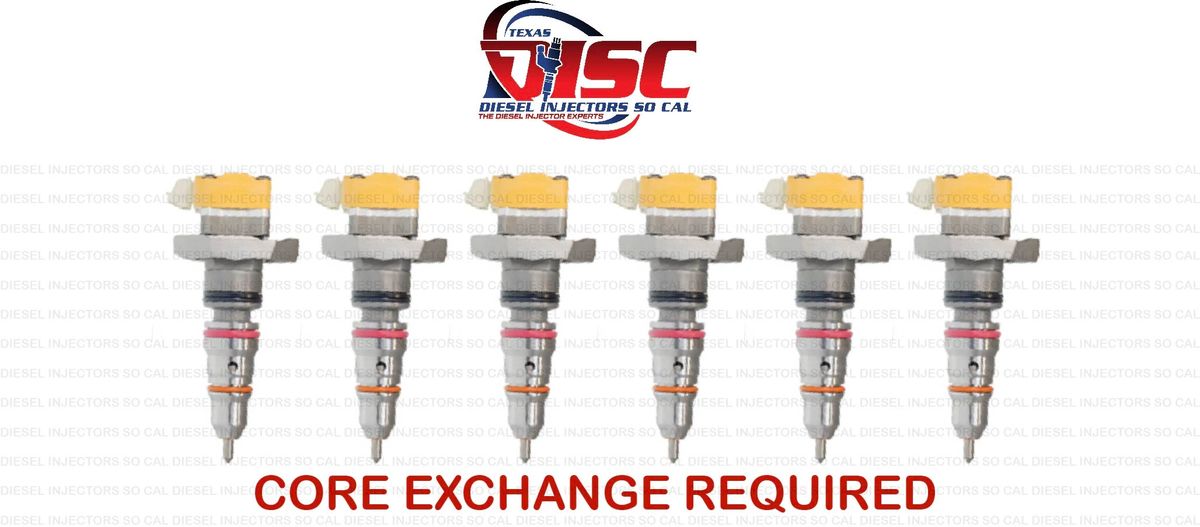 1999-2003 International/Navistar DT466/DT466E Injectors - Set of Six (6)