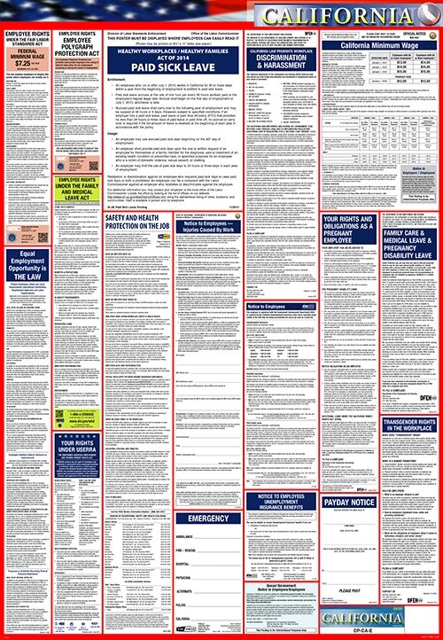 California and Fed Combo Poster