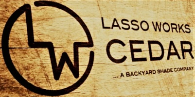 Patio Shade - LASSO WORKS CEDAR