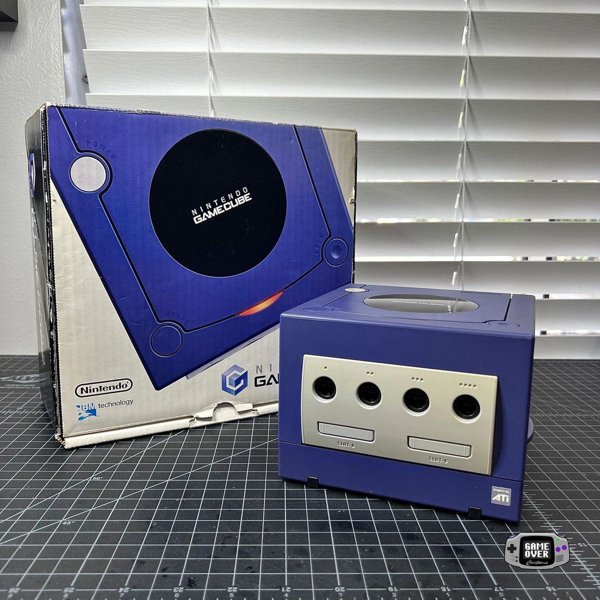 Nintendo Indigo Purple Gamecube (MODDED)