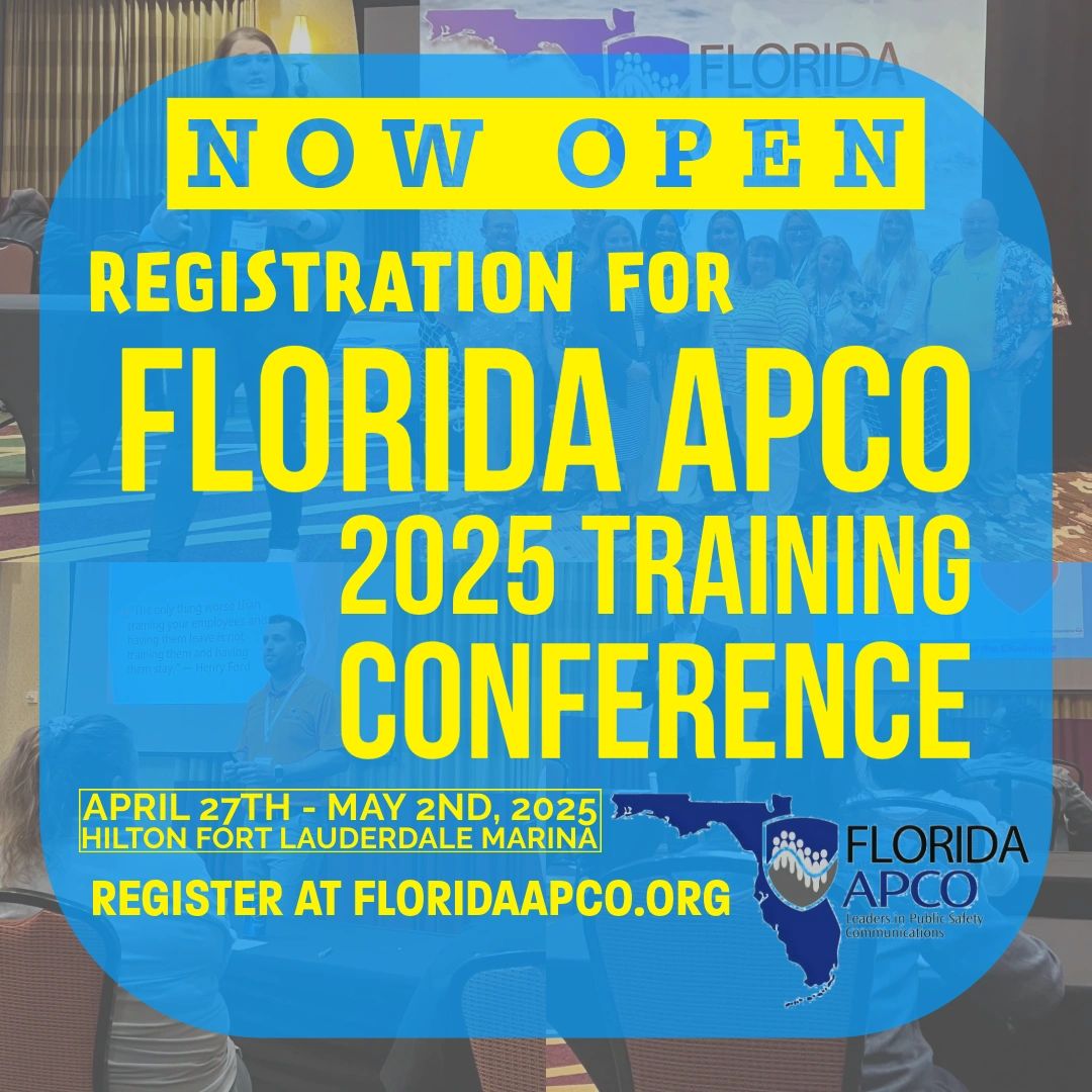 Florida APCO 2025 Registration is OPEN!