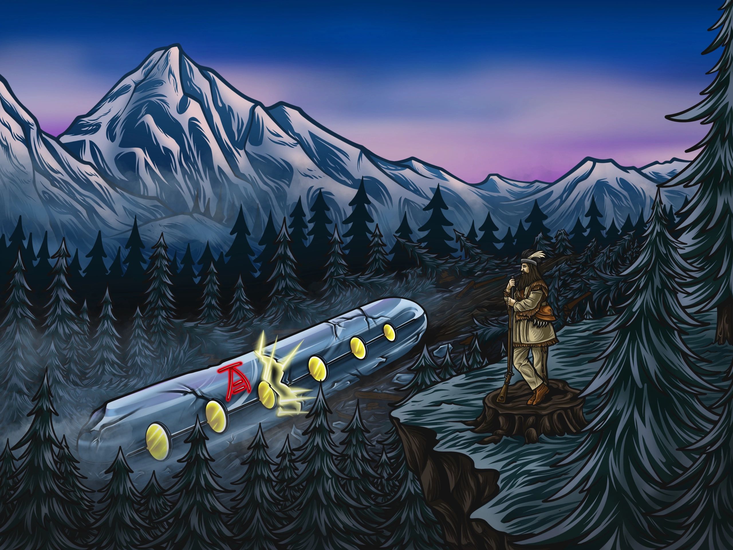 Montana, 1865 - The First American UFO Crash?