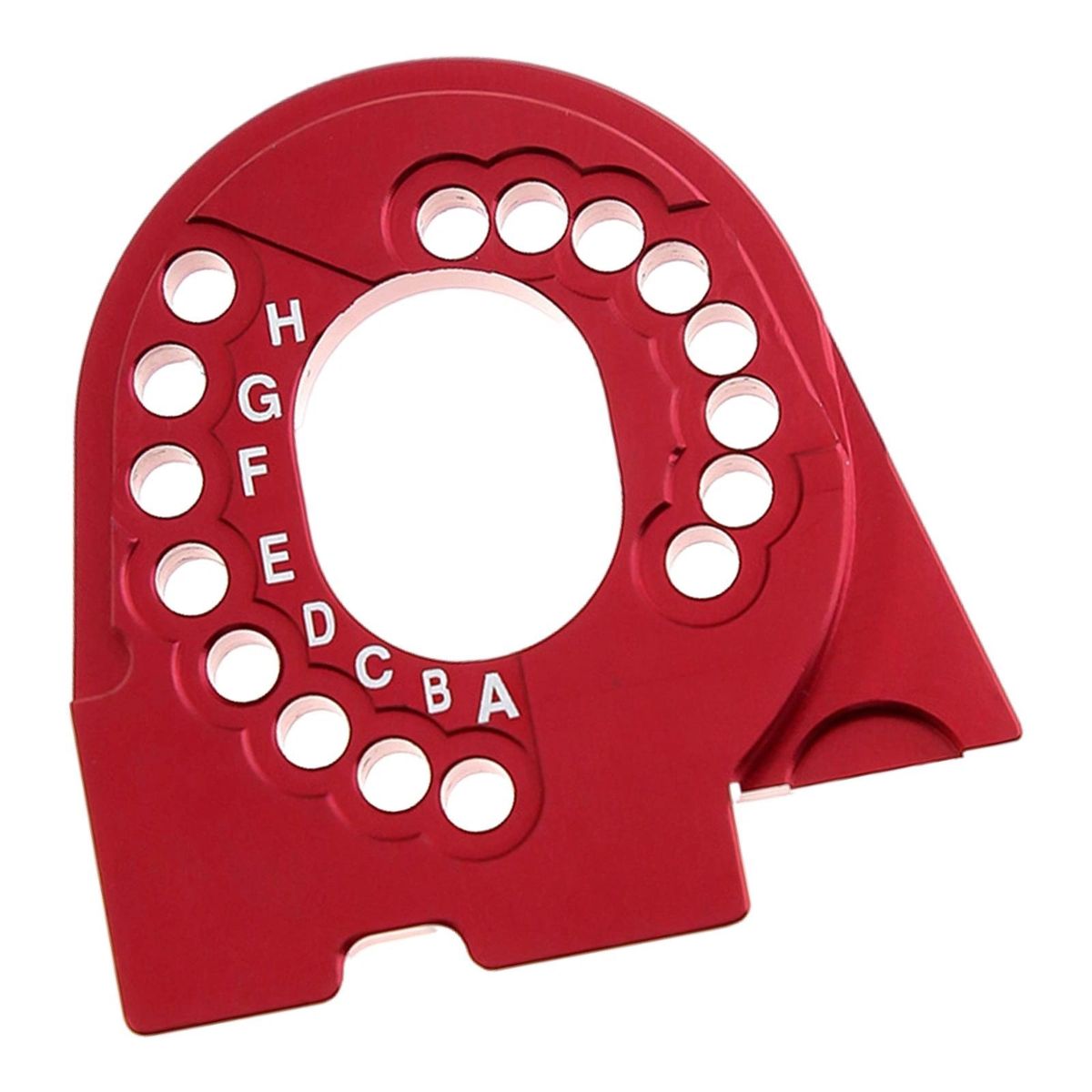 TRX4 Alloy Motor Mount Plate Red