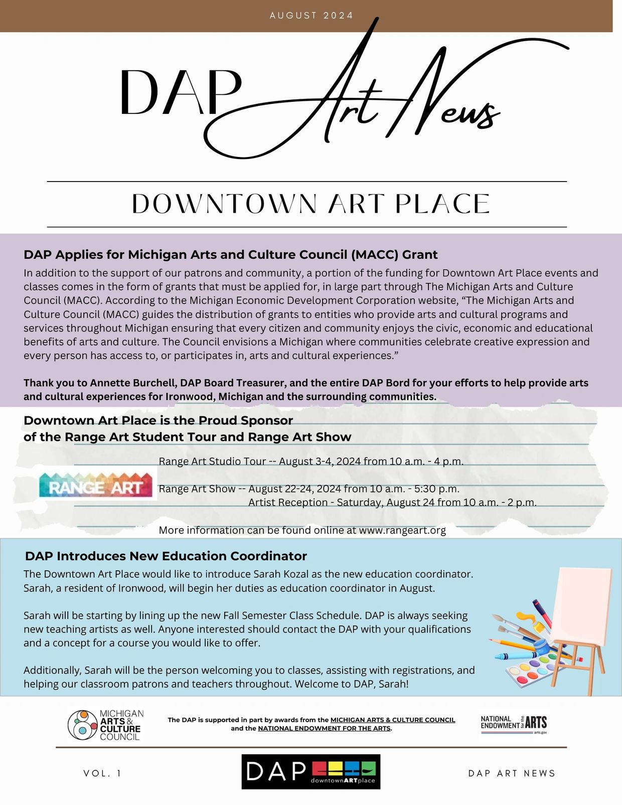 DAP Art News
