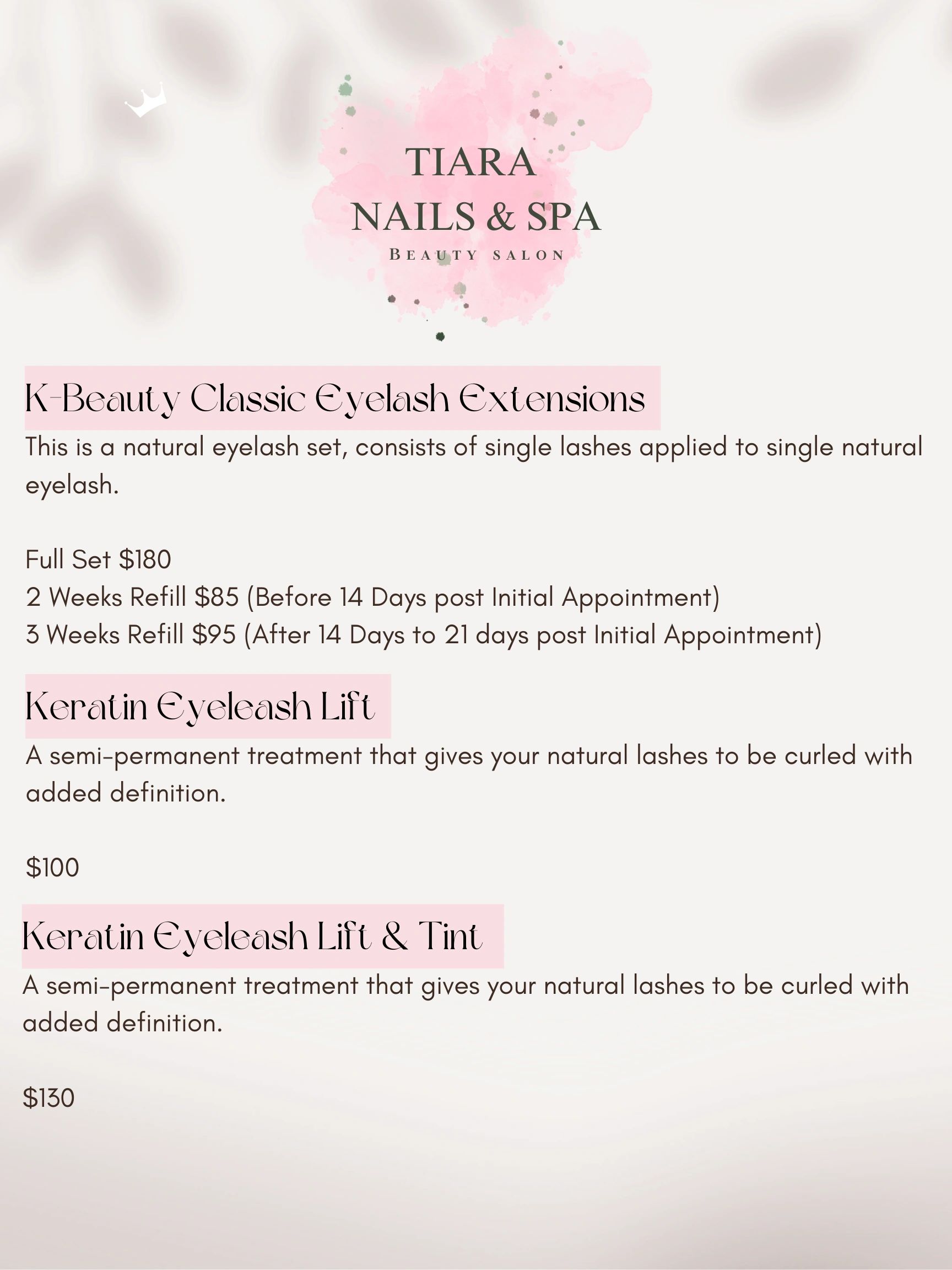 Tiara Nails & Spa