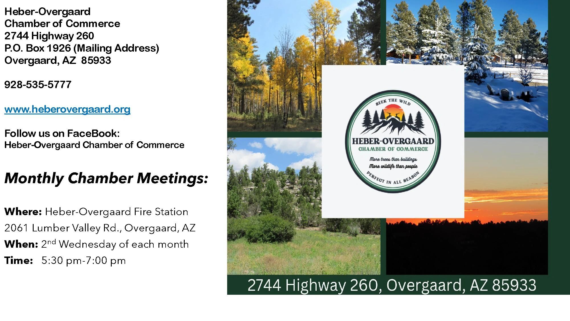 Heber Overgaard Information - Heber Overgaard Chamber of Commerce