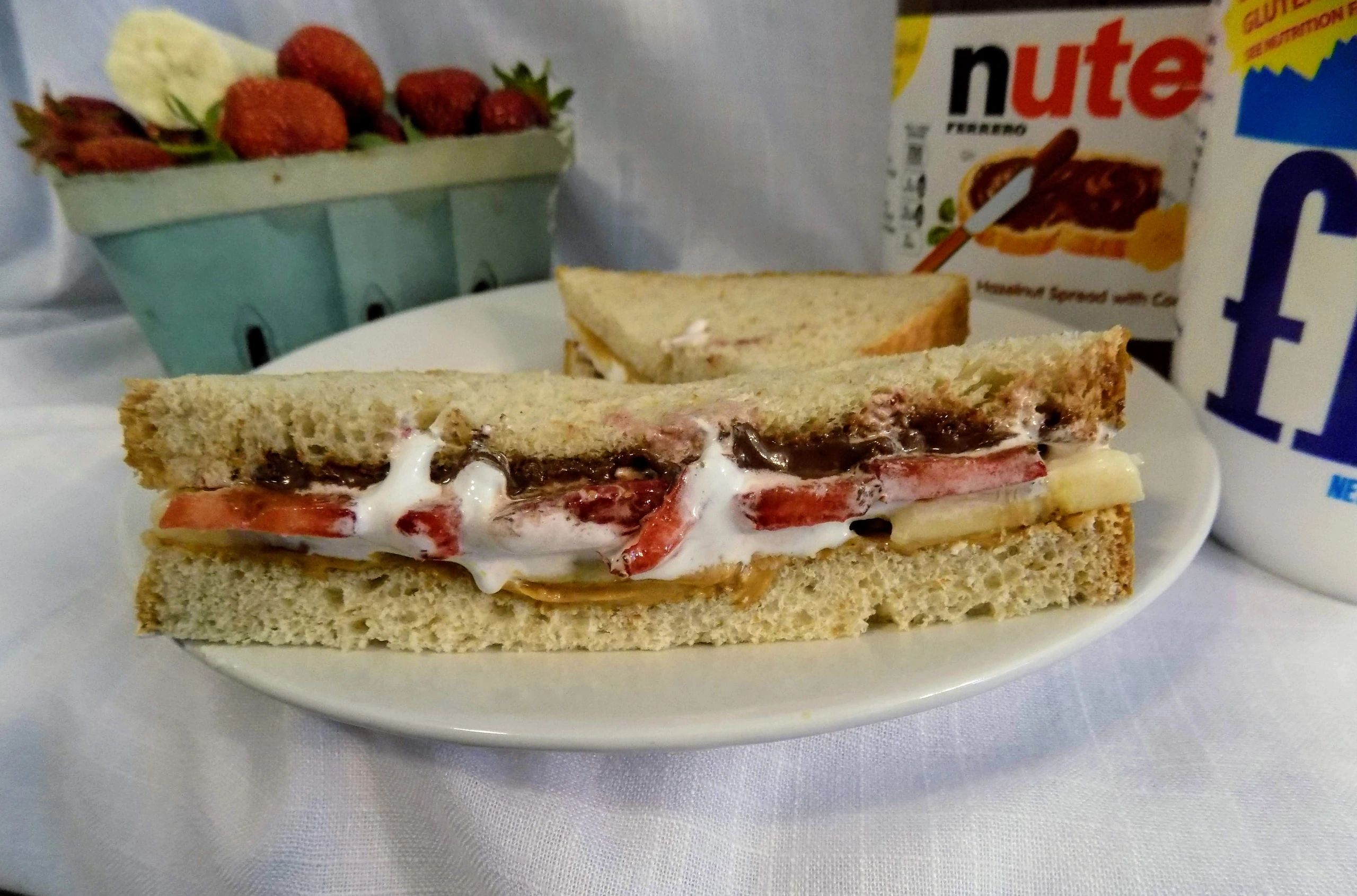Banana Split Sandwiches