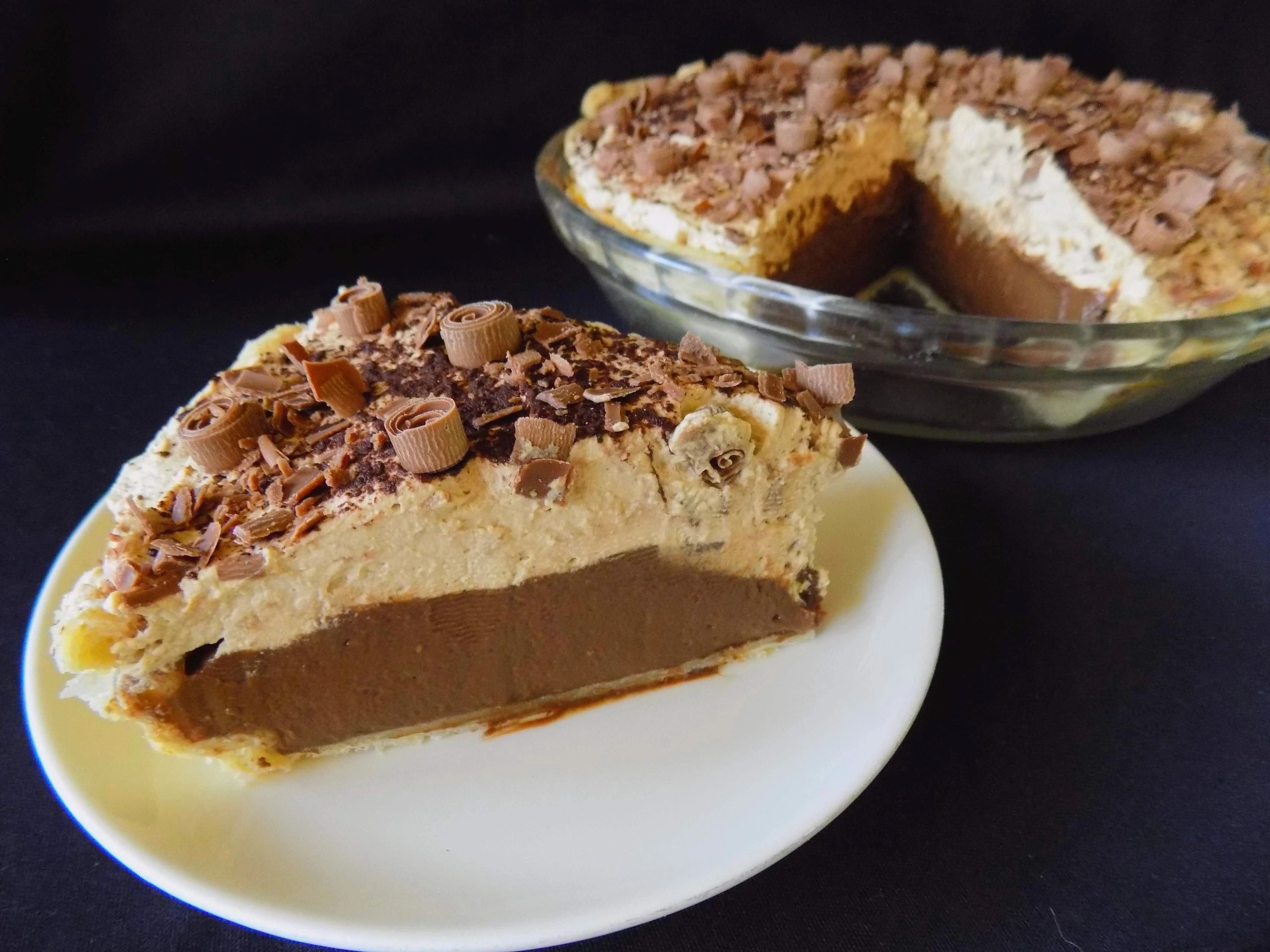 Mocha Cream Pie with Espresso Whipped Cream