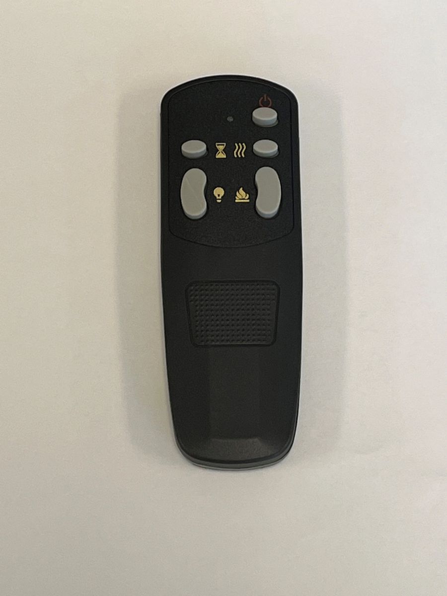 36" Wall Mounted or Recessed Electric LED Fireplace - Replacement Remote