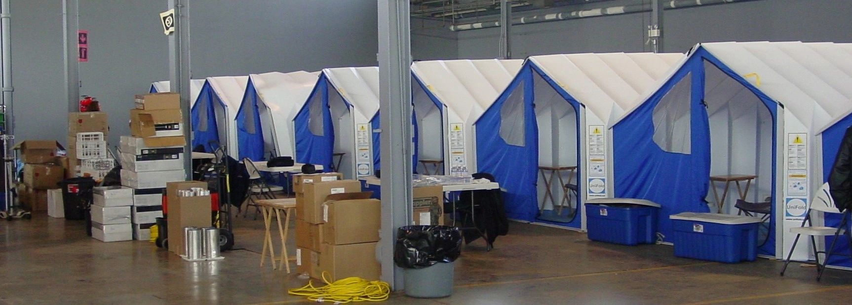 Mobile Field Shelters | UniFold Shelters | Portable Instant Shelter