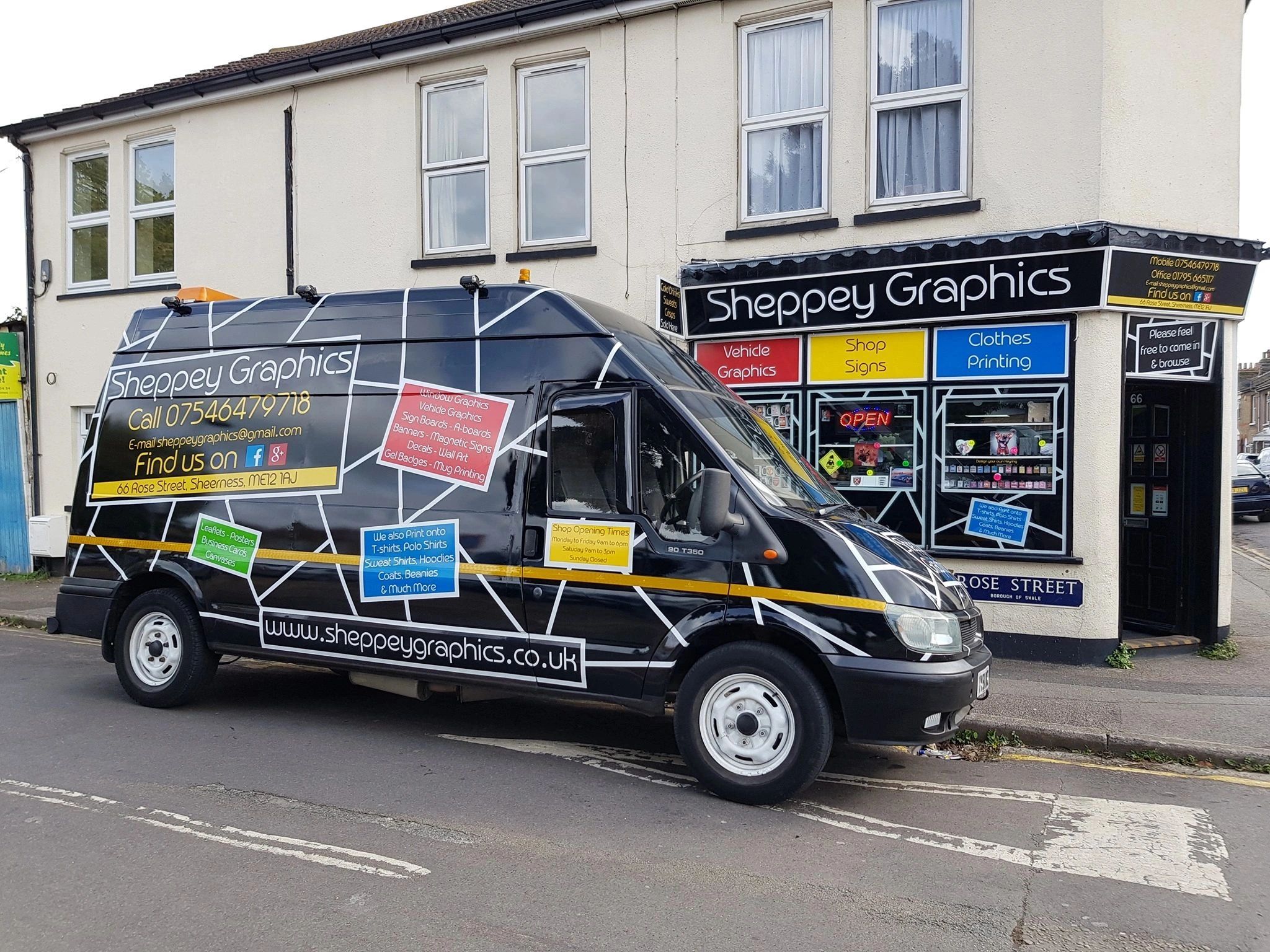 Custom Van Graphics | Sheppey Graphics