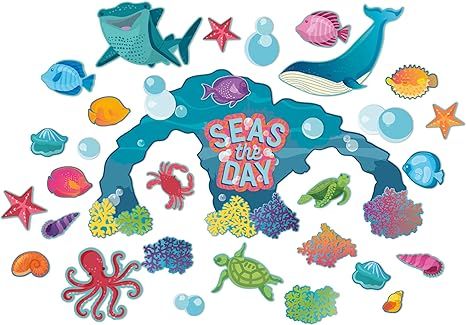 Seas the Day Bulletin Board Set