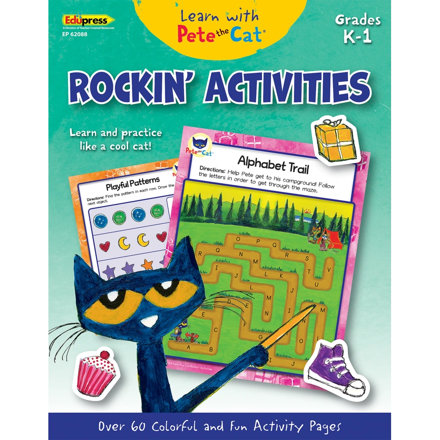 Learn with Pete the Cat Rockin' Activities Grades K-1