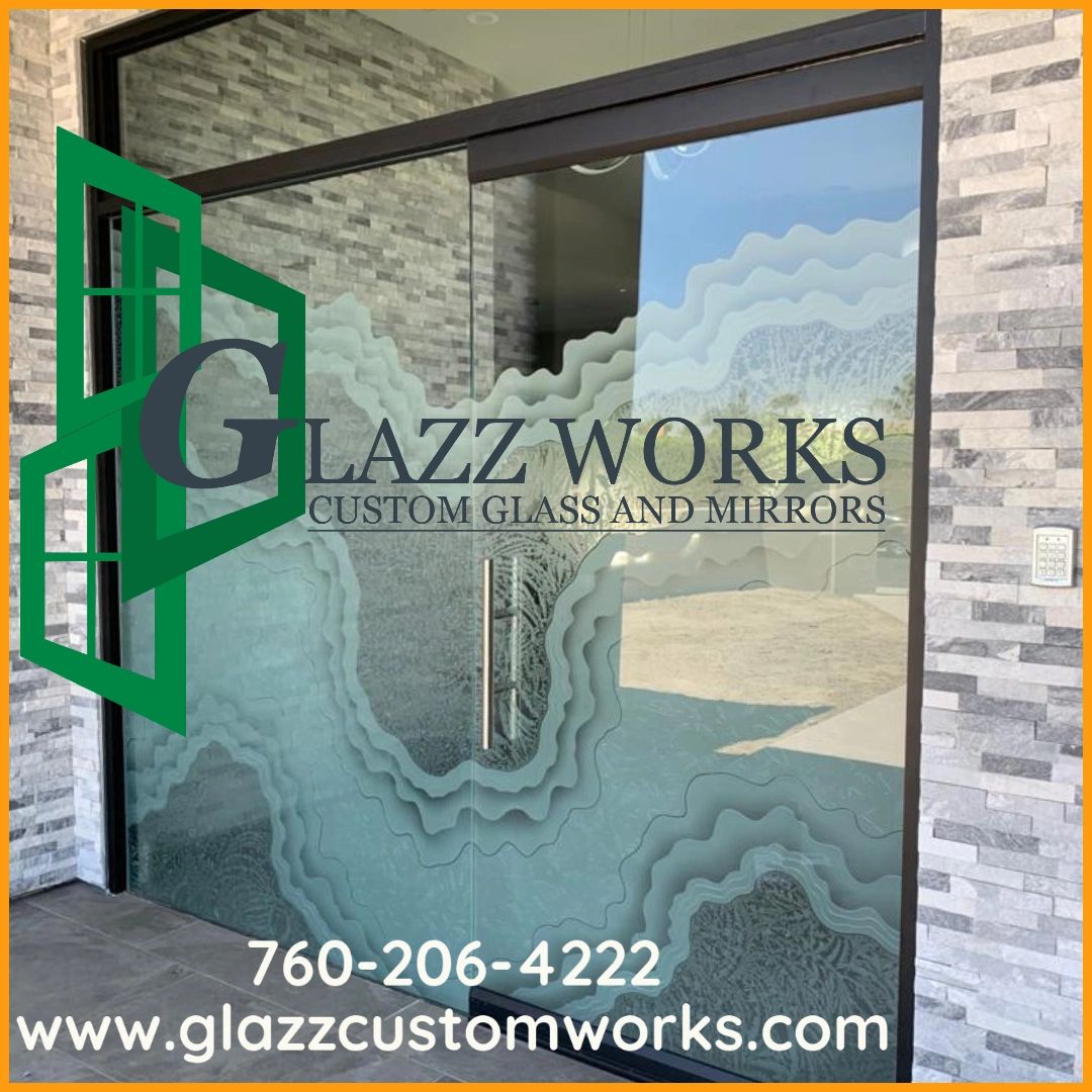Customized Glass Door - Glazz Custom Works Inc. - By the Best