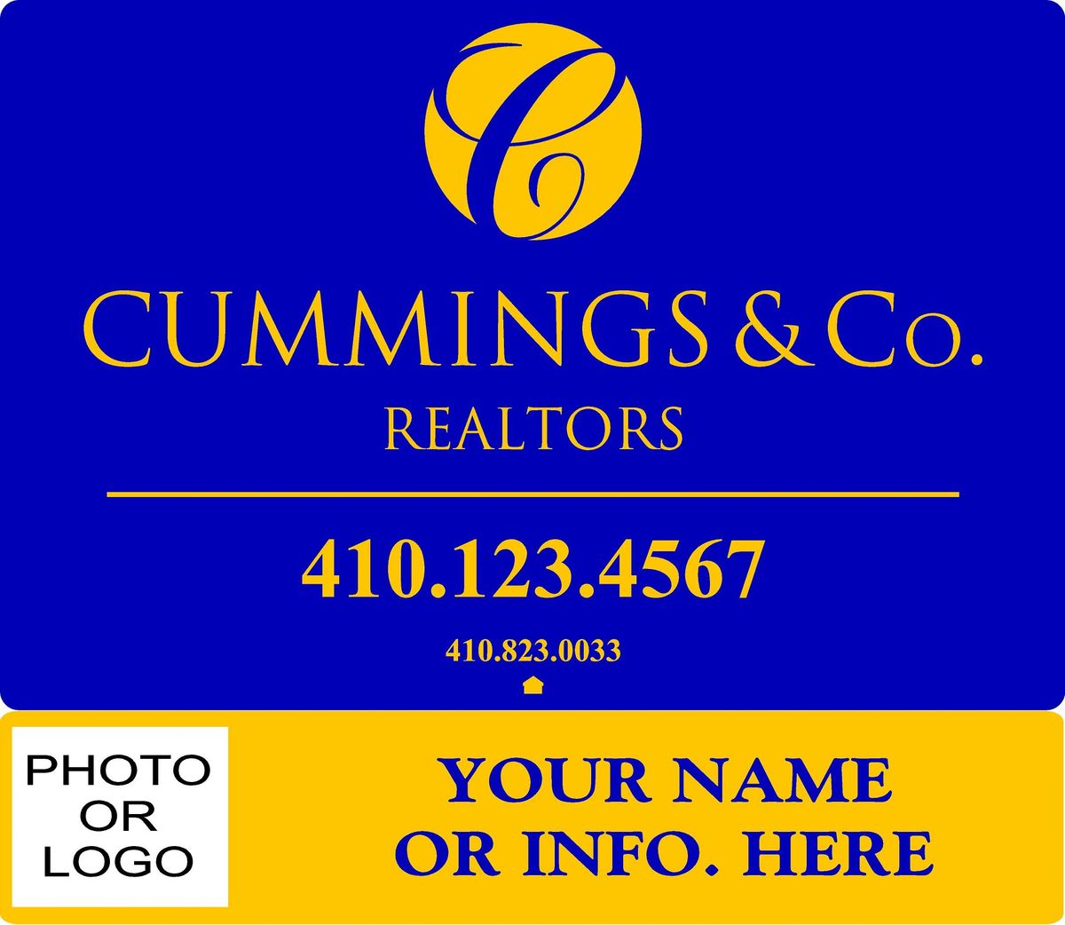 All In One Sign - Aluminum Composite with photo or logo