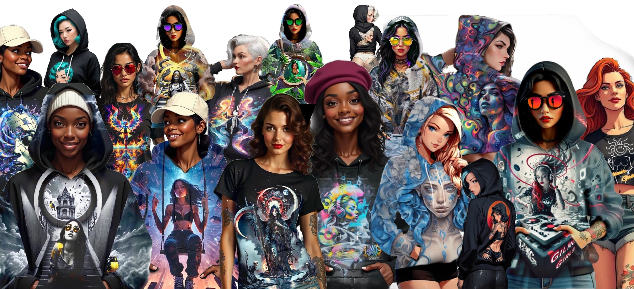 Vintage Rare Collectors Artistic Graphic Print Clothing
