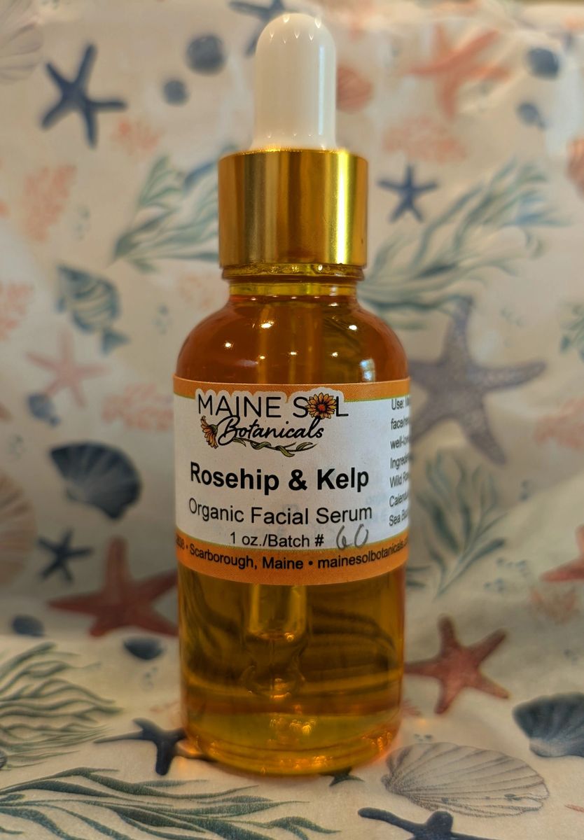Plant Perfection Organic Facial Serum: Wild Rosehip & Maine Kelp ...