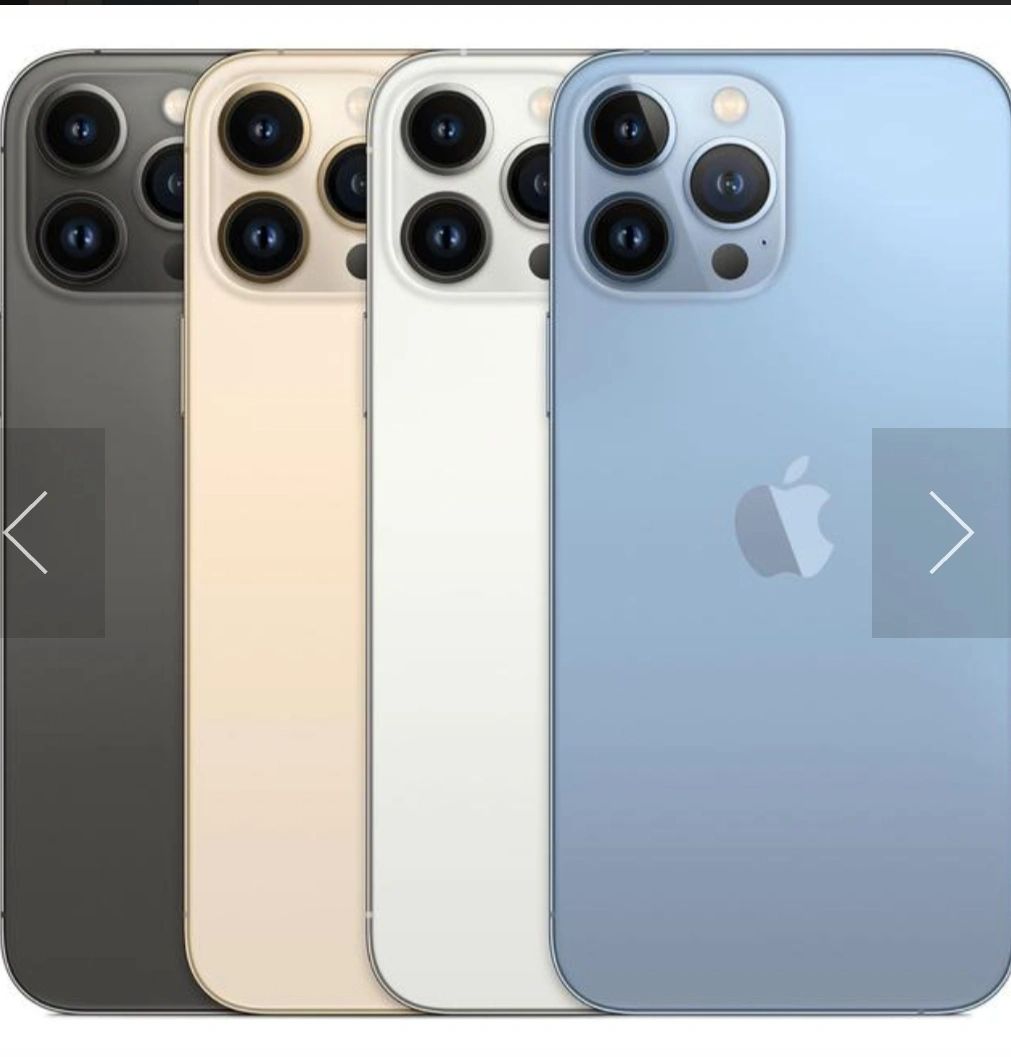 Apple Iphone 13 pro max 128 gig (unlocked) renewed