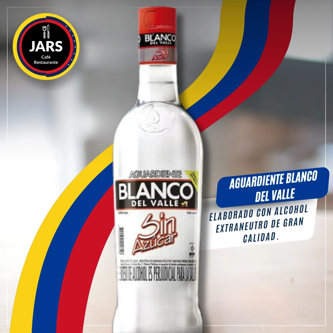 Aguardiente Blanco del Valle 750 ml